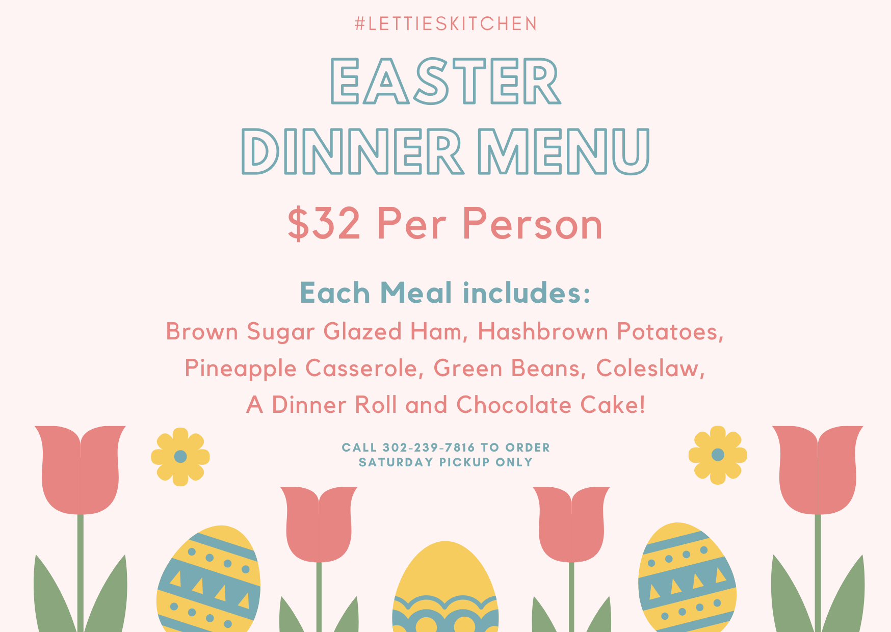 Easter Dinner Special – Lettie's Kitchen